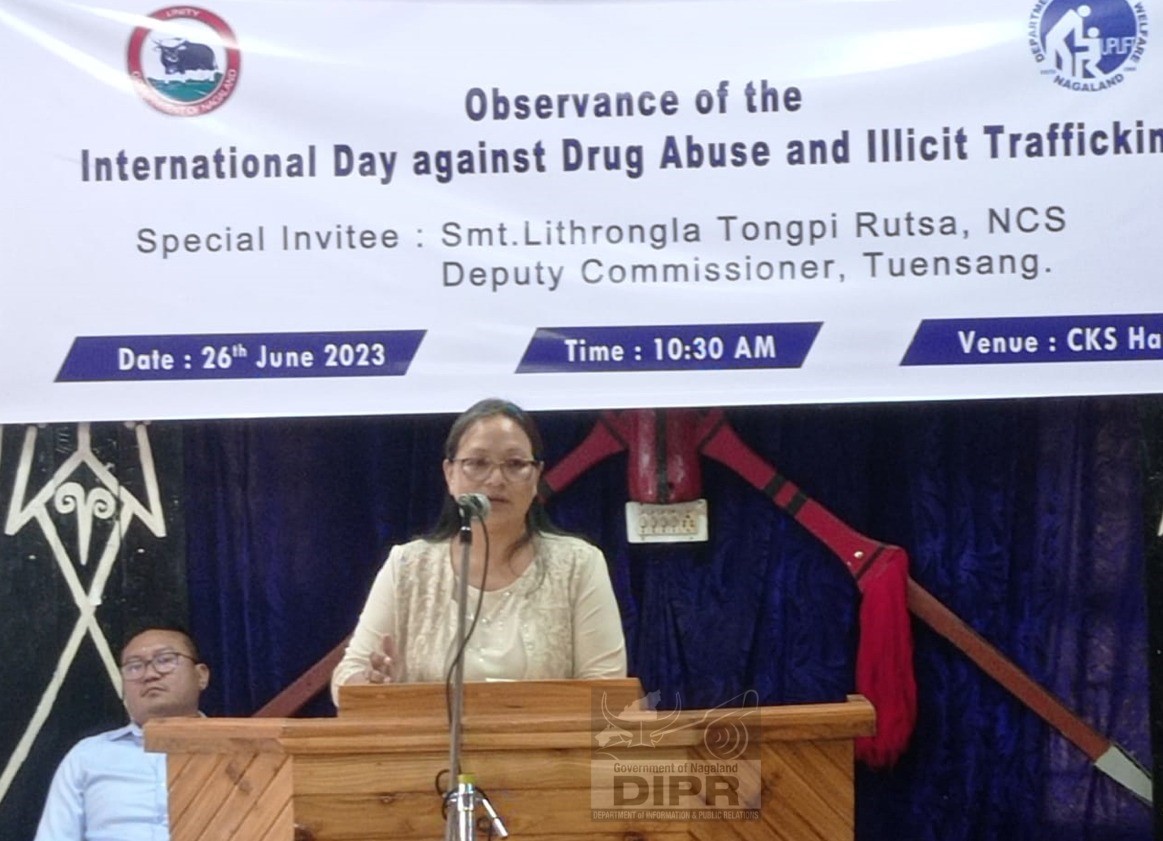 TUENSANG OBSERVES INTERNATIONAL DAY AGAINST DRUG ABUSE AND ILLICIT TRAFFICKING | DIPR Nagaland ...
